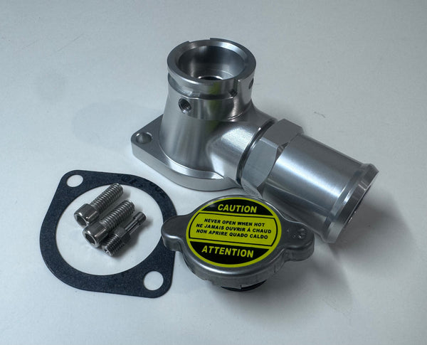 Barra Billet Thermostat Housing with Cap (Raw) – Impulse Performance Parts
